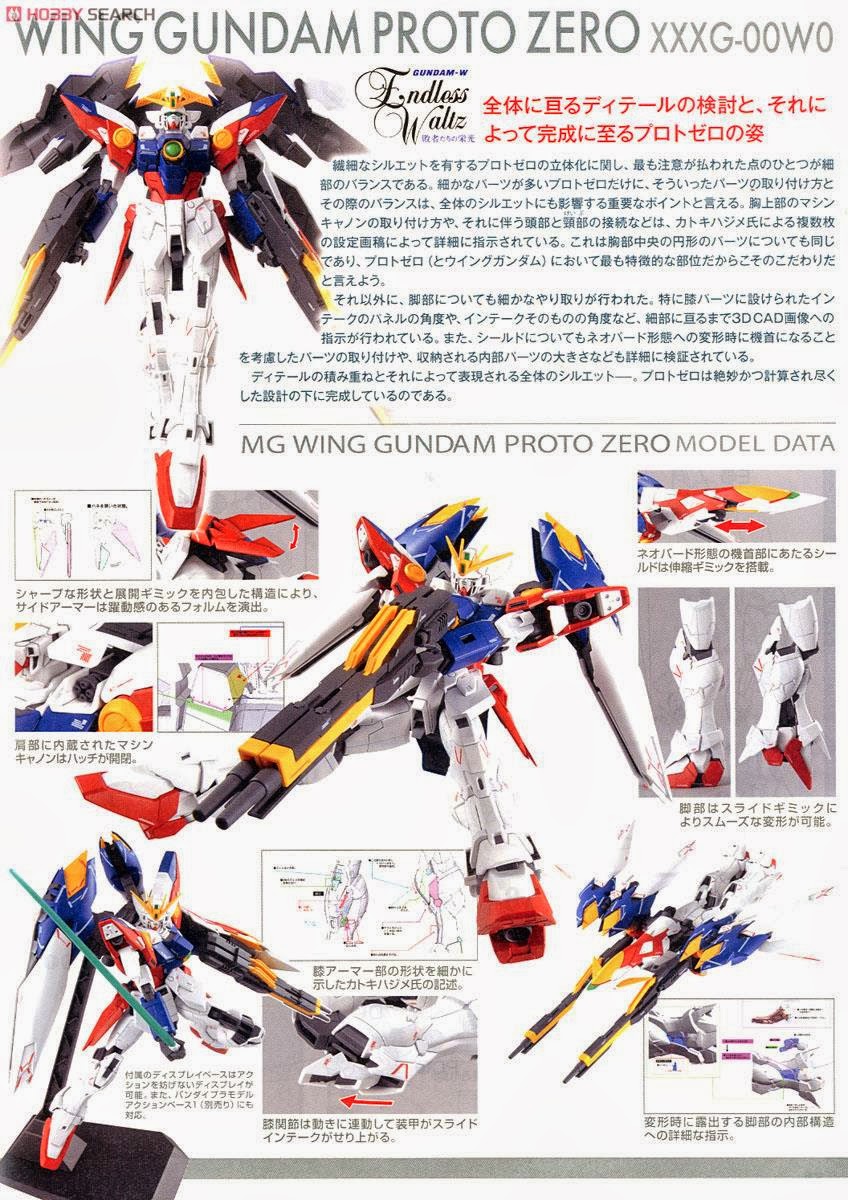 MG 1/100 Wing Gundam Proto Zero EW ver. official images