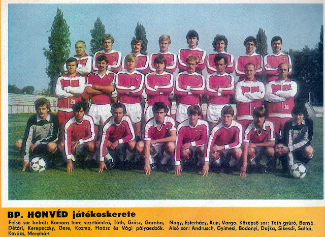 Botões para Sempre: Budapest Honvéd FC 1983