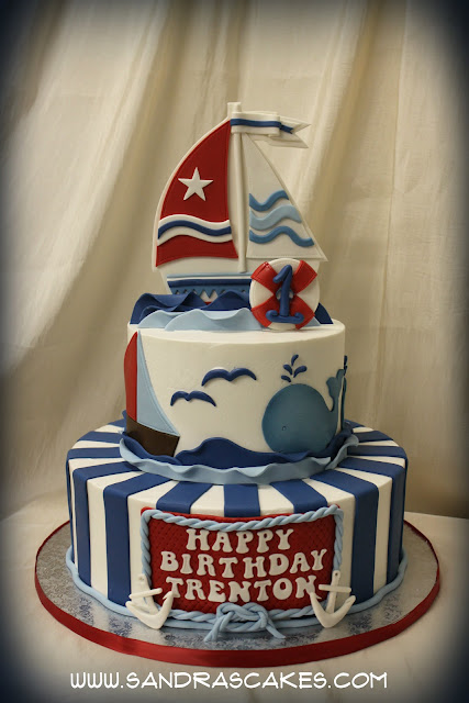Southern Blue Celebrations: Nautical Cake Inspirations & Ideas