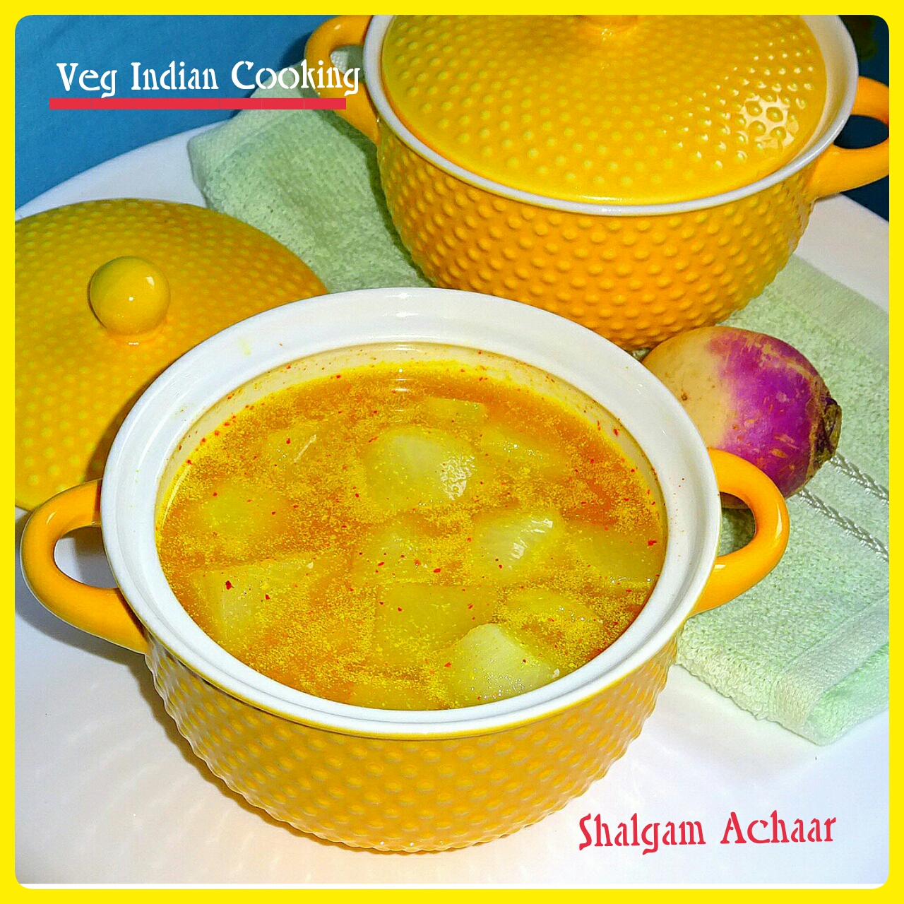 Veg Indian Cooking: Shalgam ka achaar