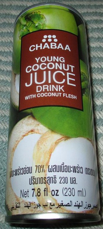 FOODSTUFF FINDS: Chabaa Young Coconut Juice Drink with Coconut Flesh ...