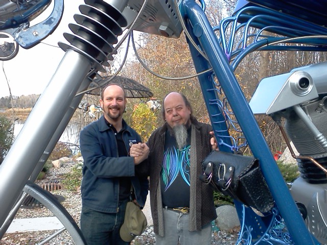 Metal Work by Doug Rutley: A shop tour with Ron Finch