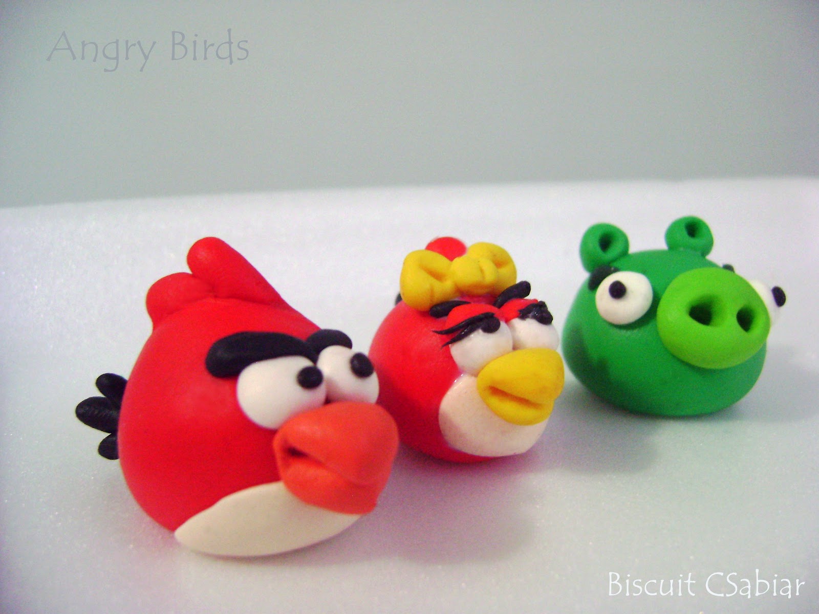 Ateliê Coloriz: Angry Birds biscuit - CSabiar