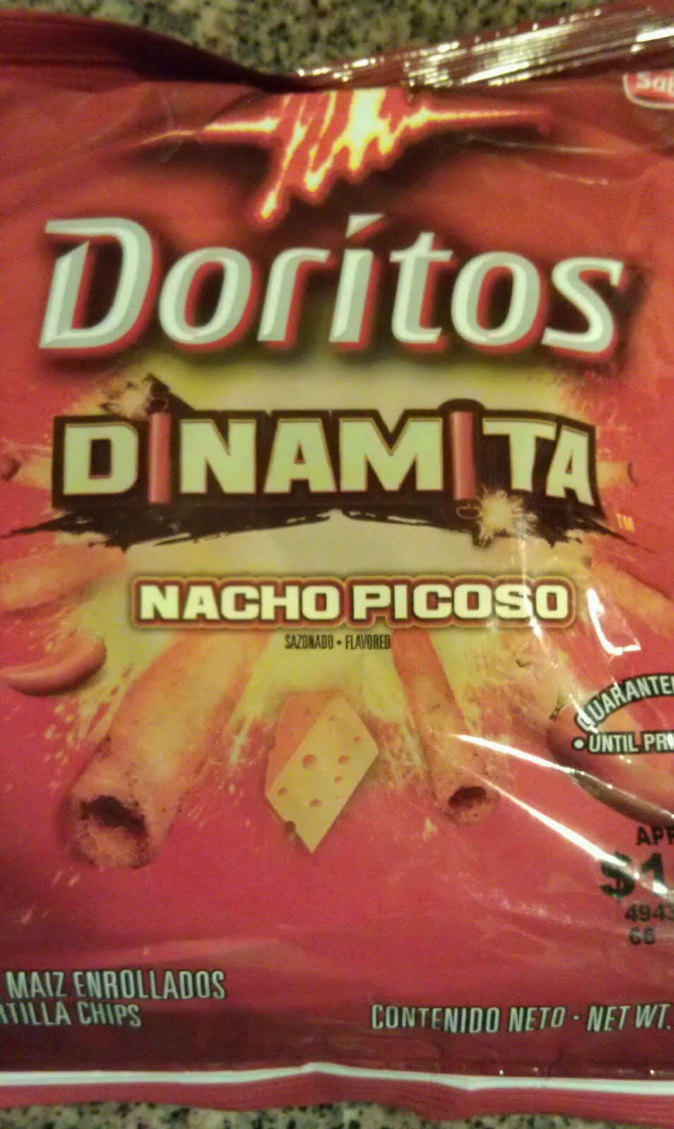 That Bootleg Guy: TBG Eats: Doritos Dinamita Nacho Picoso & Chile Limón