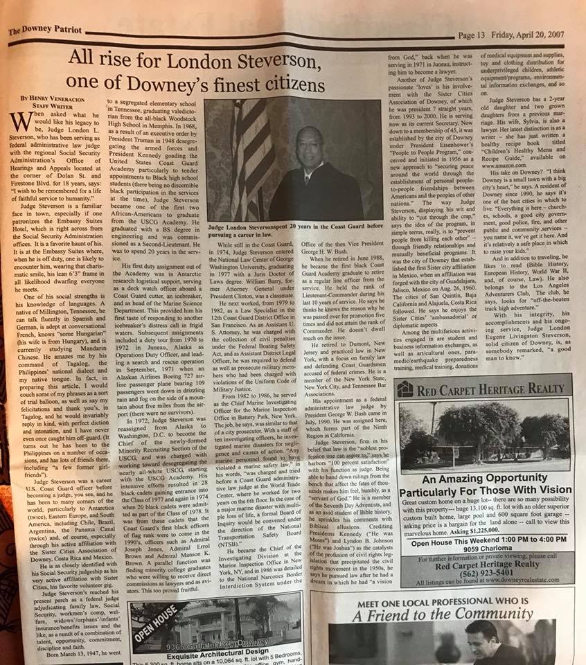 Unrestricted Coast Guard Chronicles (UCGC): 2018