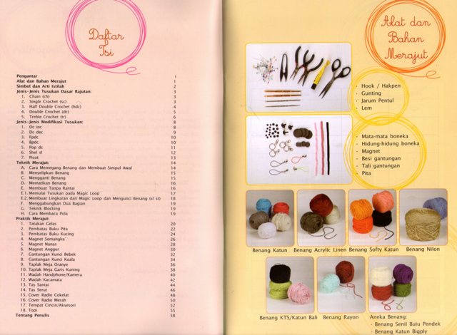 Aneka Kreasi Rajutan untuk Pemula Hingga Mahir ~ ulik buku craft