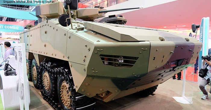 DEFENSE STUDIES: ST Kinetics Debuts 'Track Over Wheels' Concept on ...