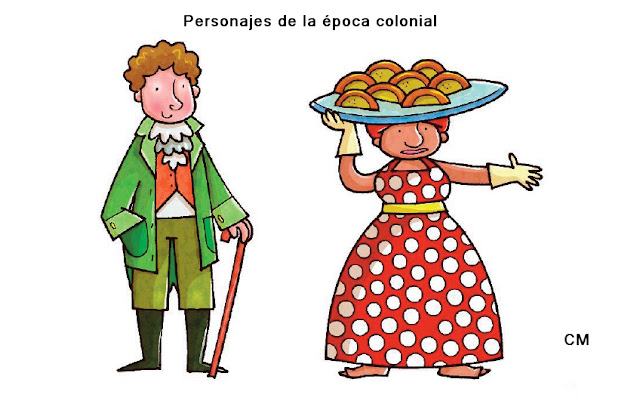 Educando con amor: LAMINAS COLONIALES