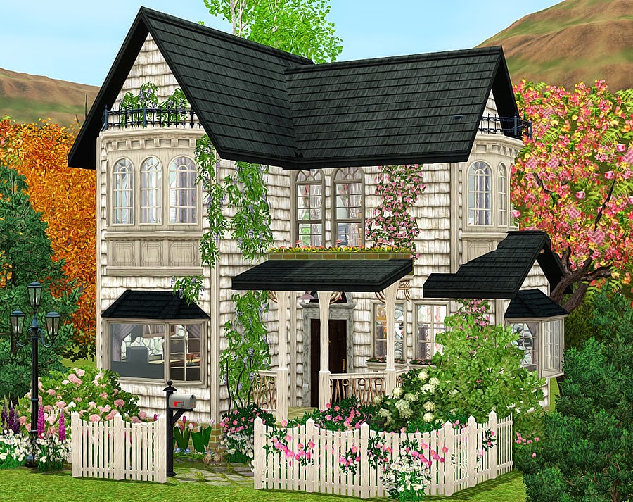 My Sims 3 Blog: Rose Cottage by Vicky