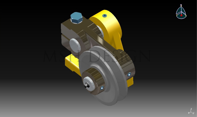 MSH DESiGN House: CAD Drawing - Belt Tensioner