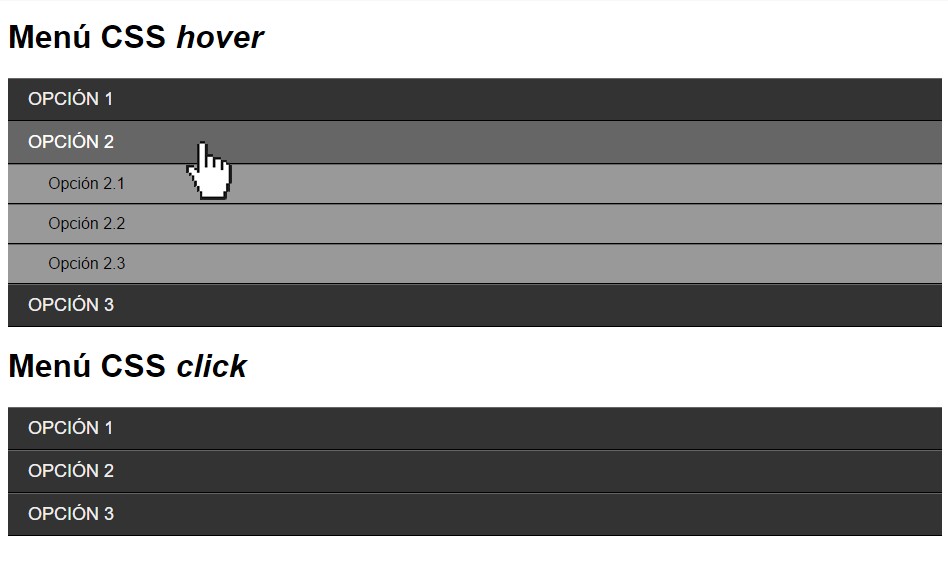 Accordion css3 menu - gendase Accordion css3 menu - gendase