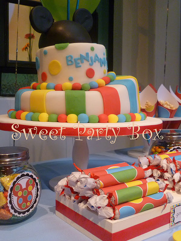 Sweet Party Box: MicKeY MouSe, Benjamin Cumple 2 añitos!