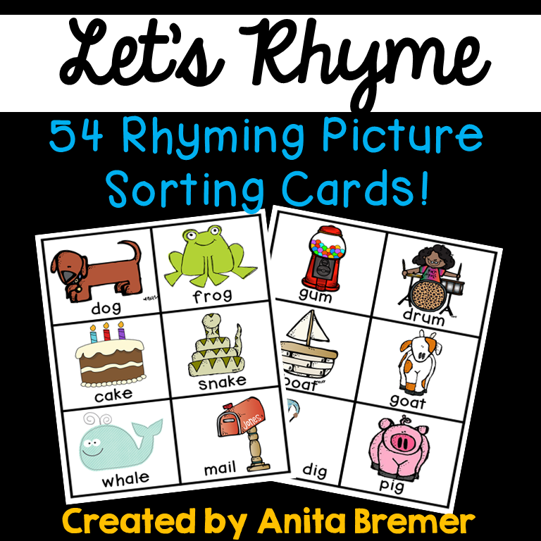 Rhyming Activities Round Up | Mrs. Bremer's Class