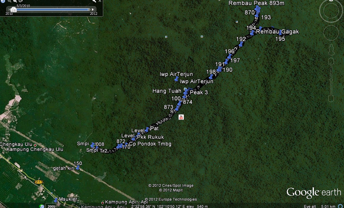 bocHa redaH Hutan - hutan gunung air terjon: Gunung Datuk - Gunung ...