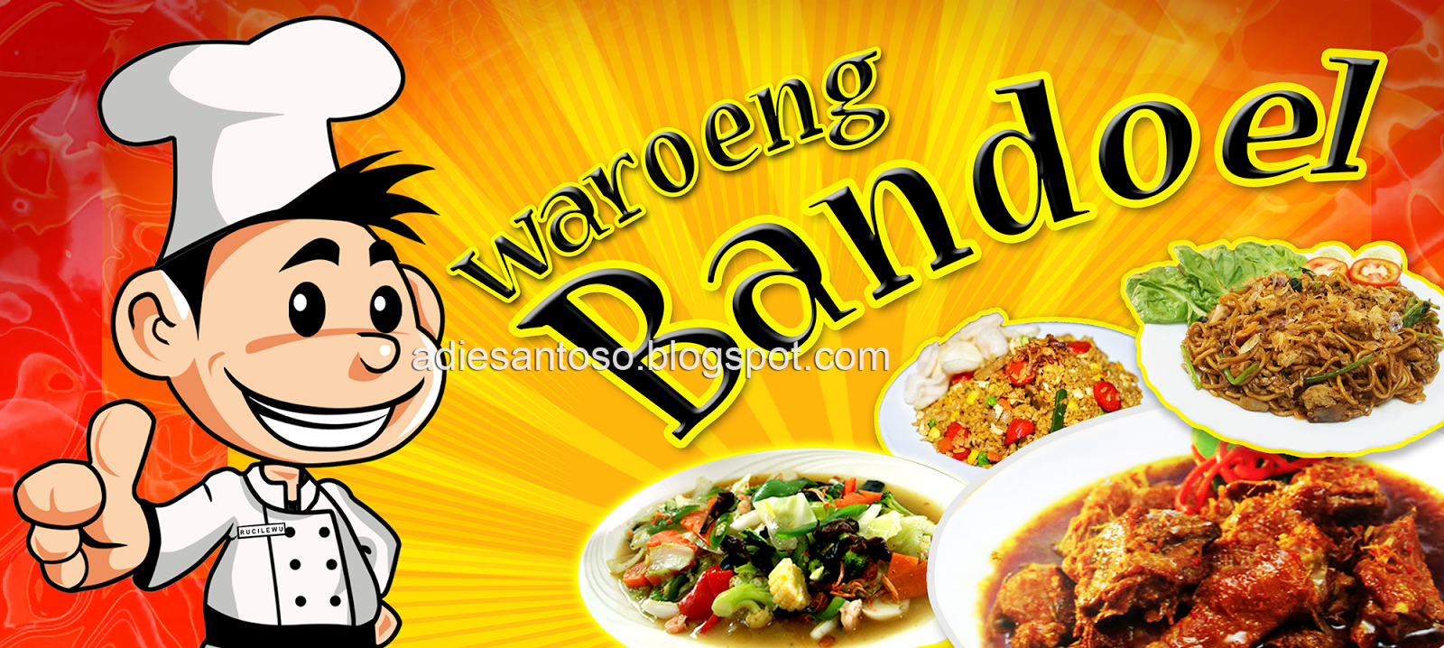 Adiesantoso: Banner Rombong Nasi Goreng