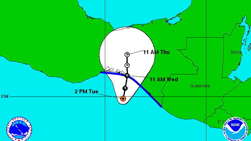 Hurricane Harbor: Tropical Storm Boris Heads North towards GOM... after ...