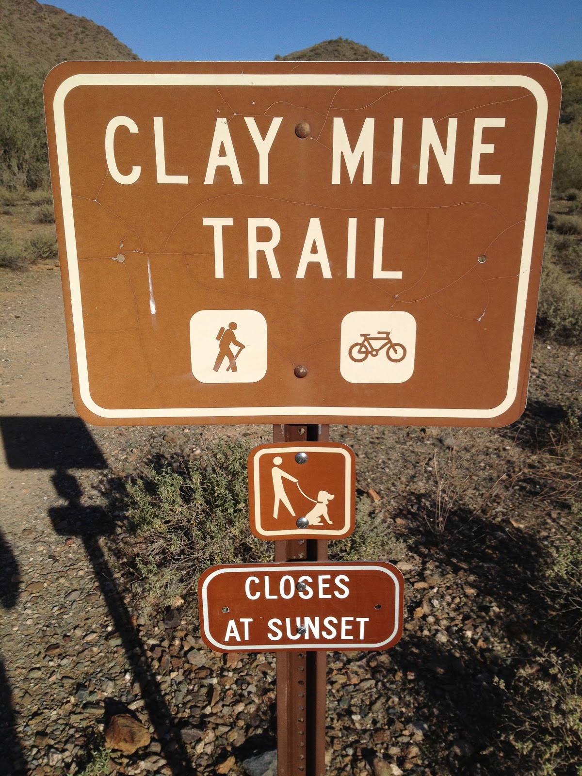 Adventures of a 50+ year old!: On Our Hike Up The Clay Mine Trail...
