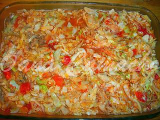 Cooking with love ! : Varza cu pui ( Cabbage and chicken casserole )