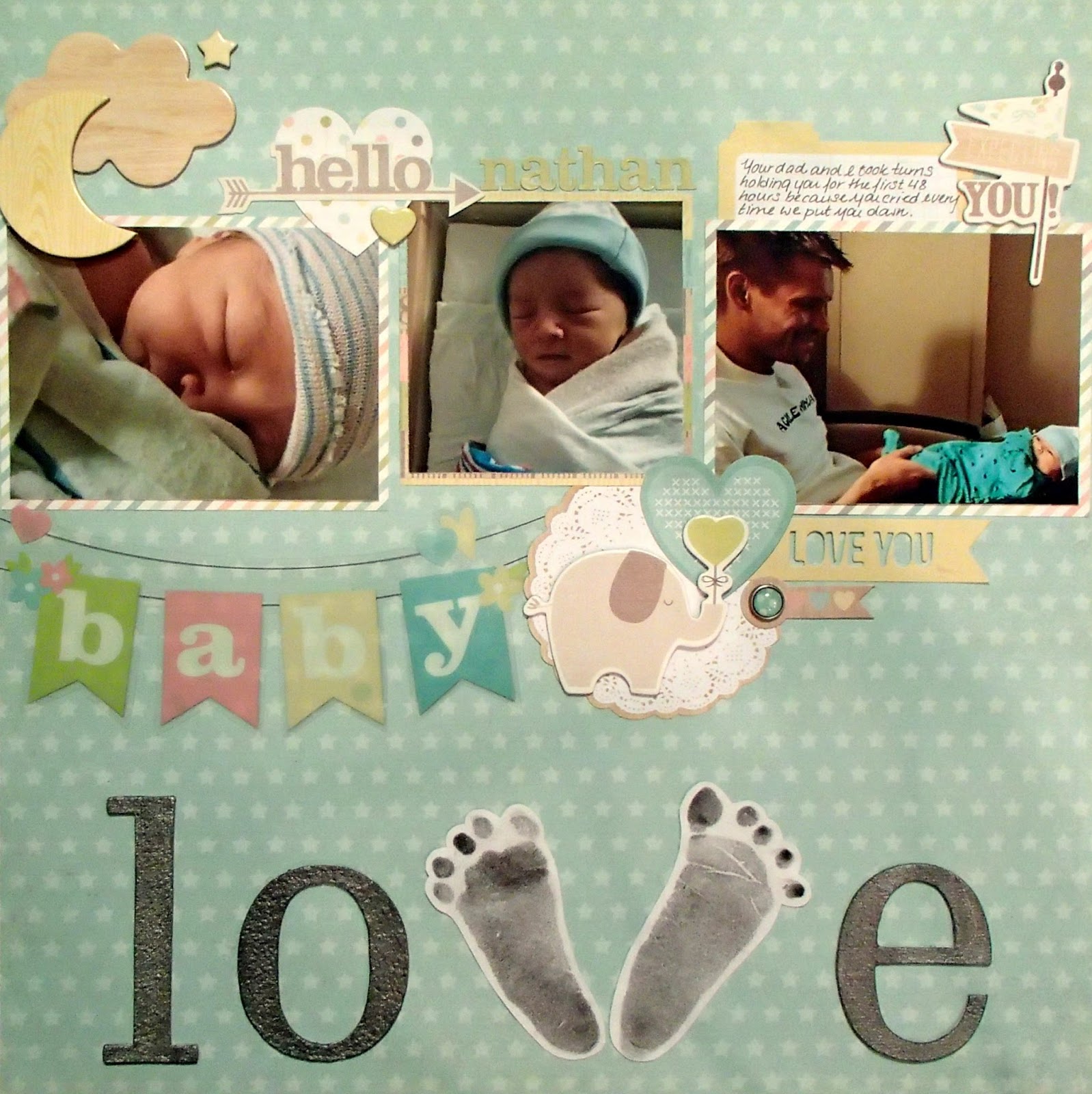 High Times in the High Desert: Newborn Baby Nathan Layouts!