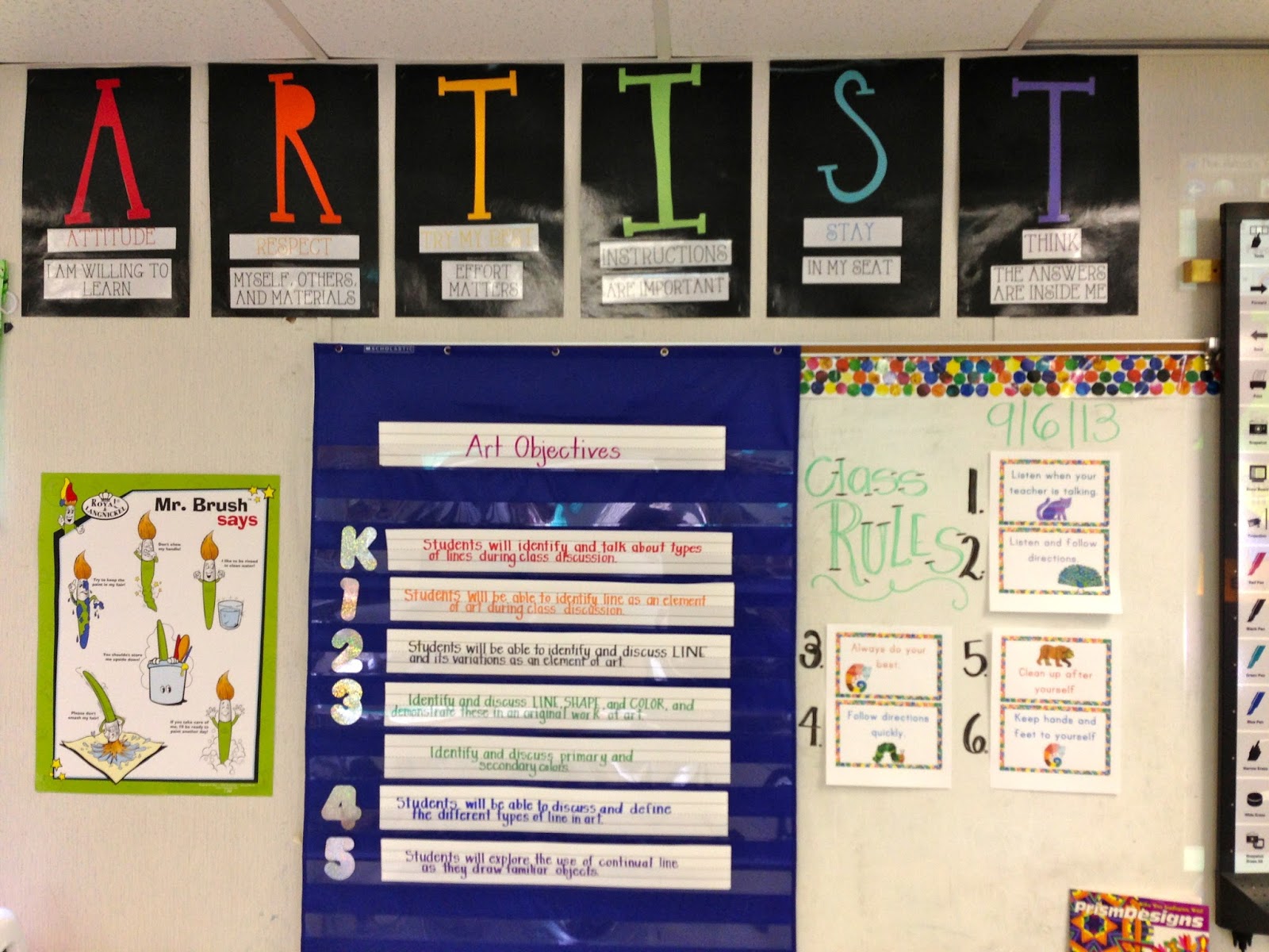 Fort Caroline Elementary School Art: Take a TOUR of the FCE Art Studio!!