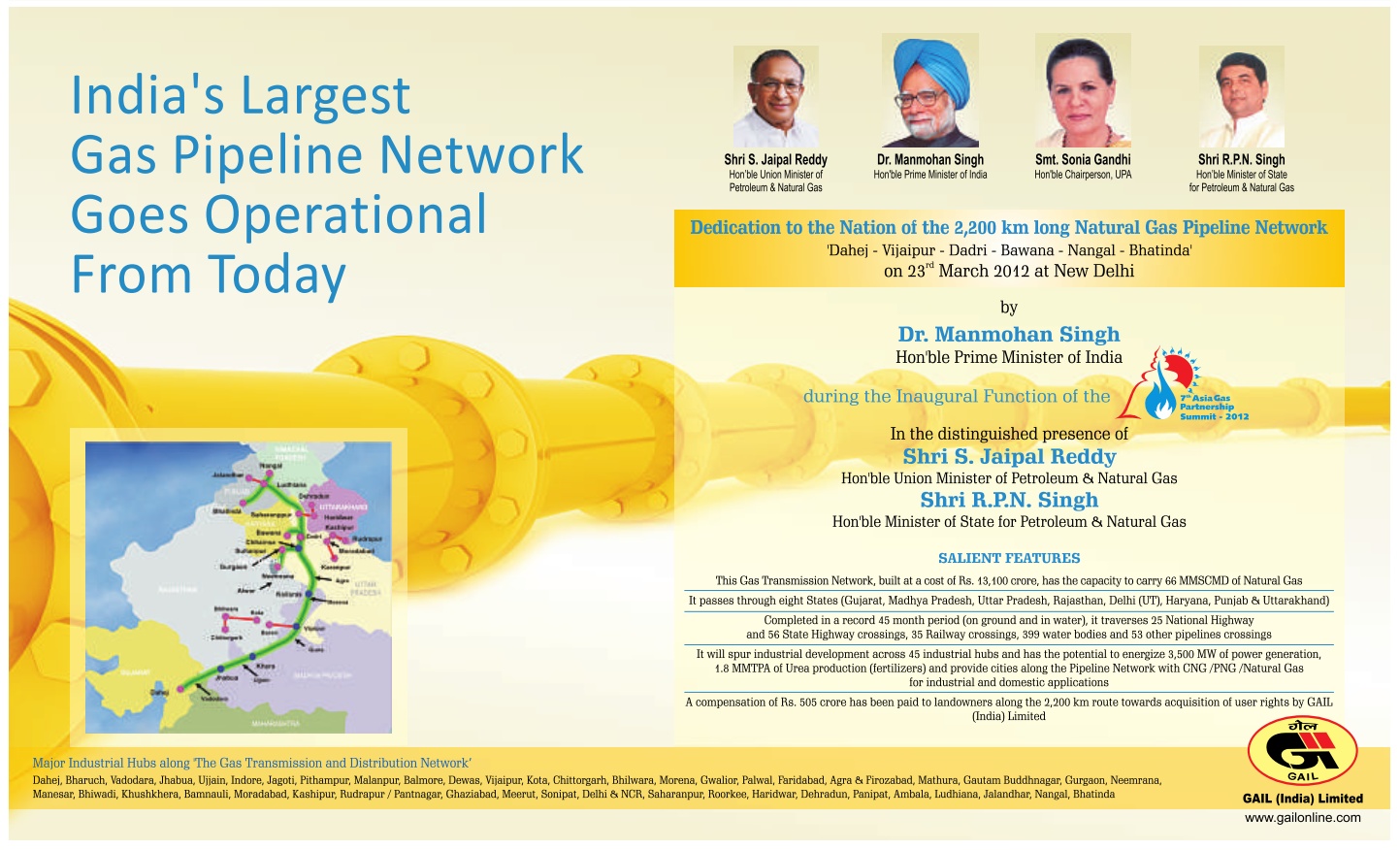 Twenty22-India on the move: GAIL's new pipeline