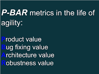 almir's corner - blog -: P-BAR metrics in the life of agility