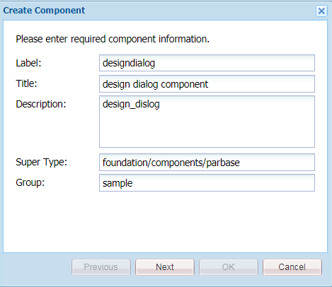 How to create Design dialog in Touch UI: AEM6.3