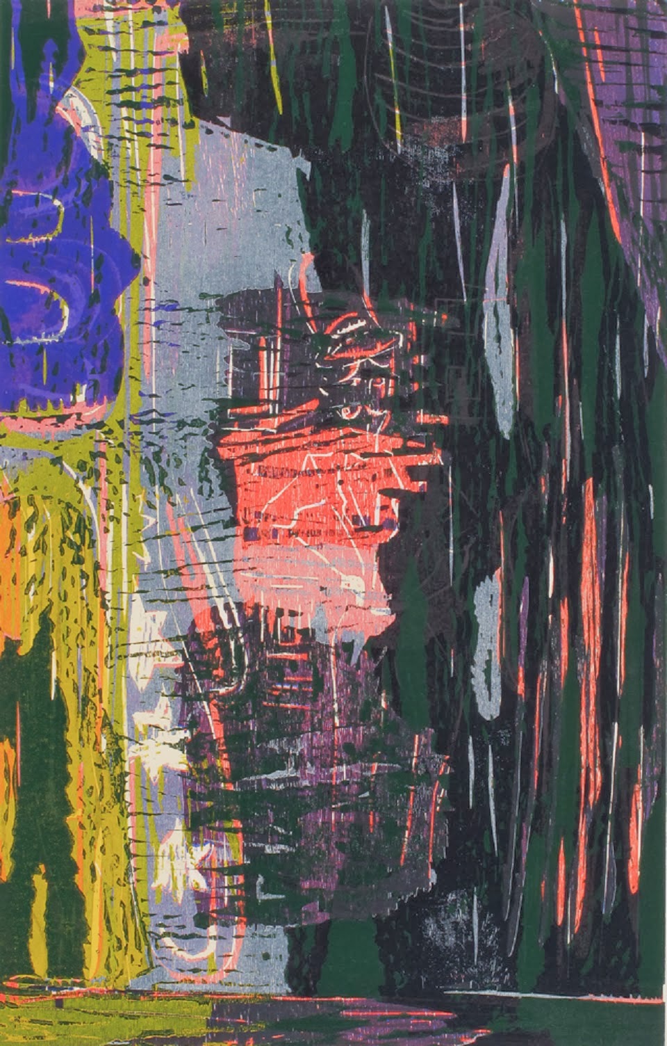 pinkpagodastudio: Tal R --Woodcut Prints