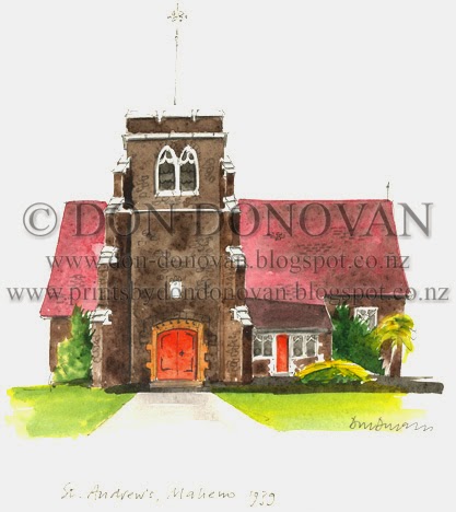 Don Donovan's World: Country Churches of NZ 107. St. Andrew's, Maheno ...