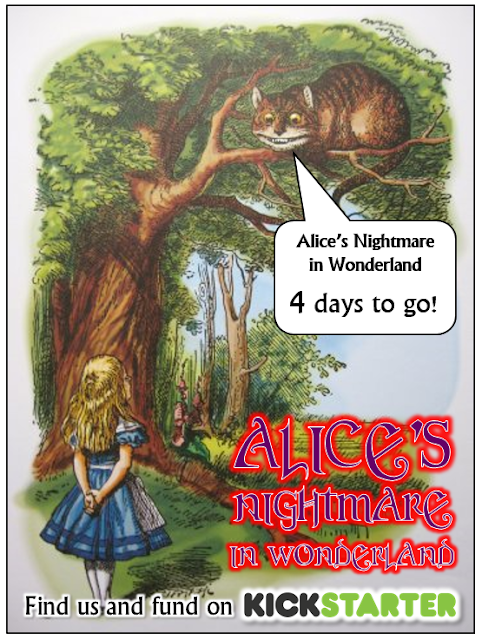 Jonathan Green, Author: Alice's Nightmare in Wonderland - 4 days to go!