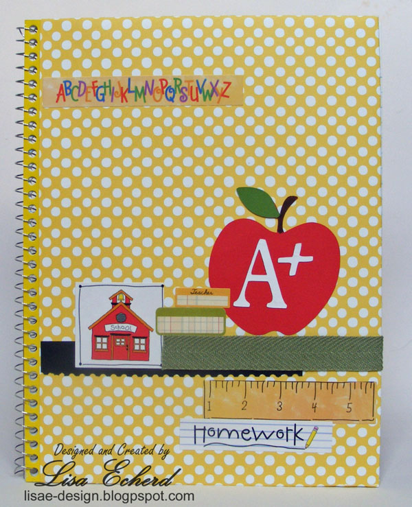 Lisa E Design Blog: School Notebook Covers