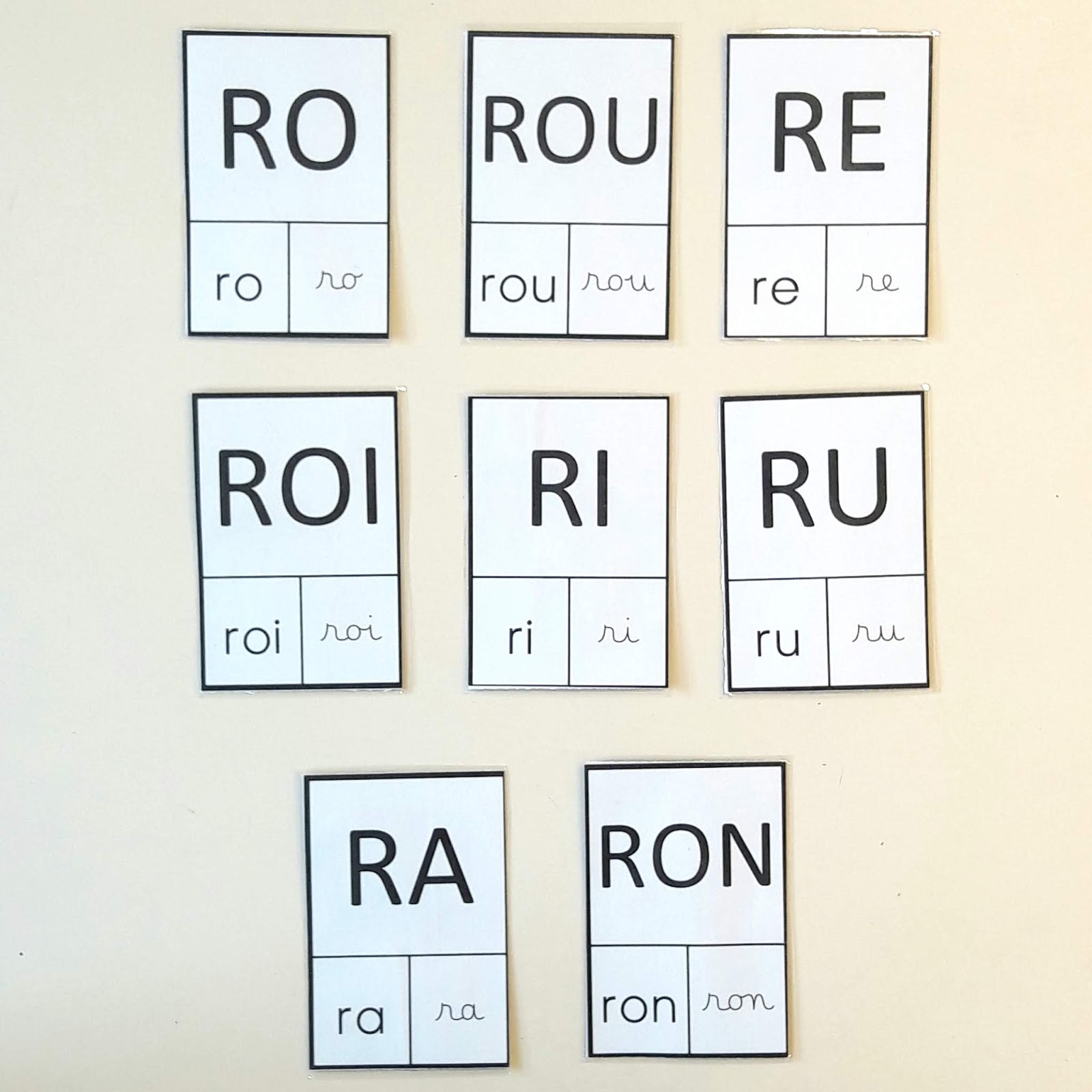 Le Journal de Chrys: MES CARTES SYLLABES