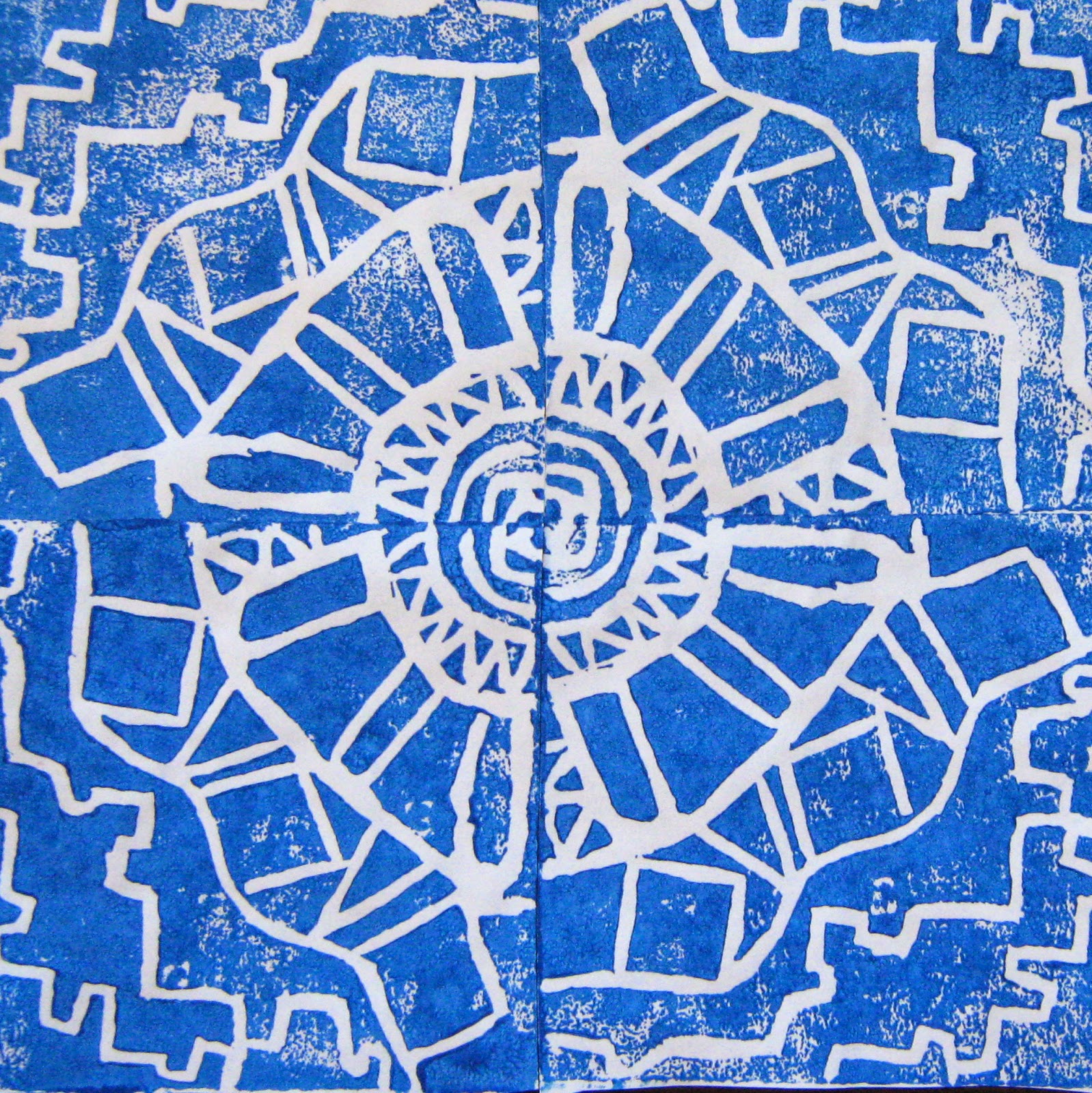 Art in the Middle...school: Radial Printmaking