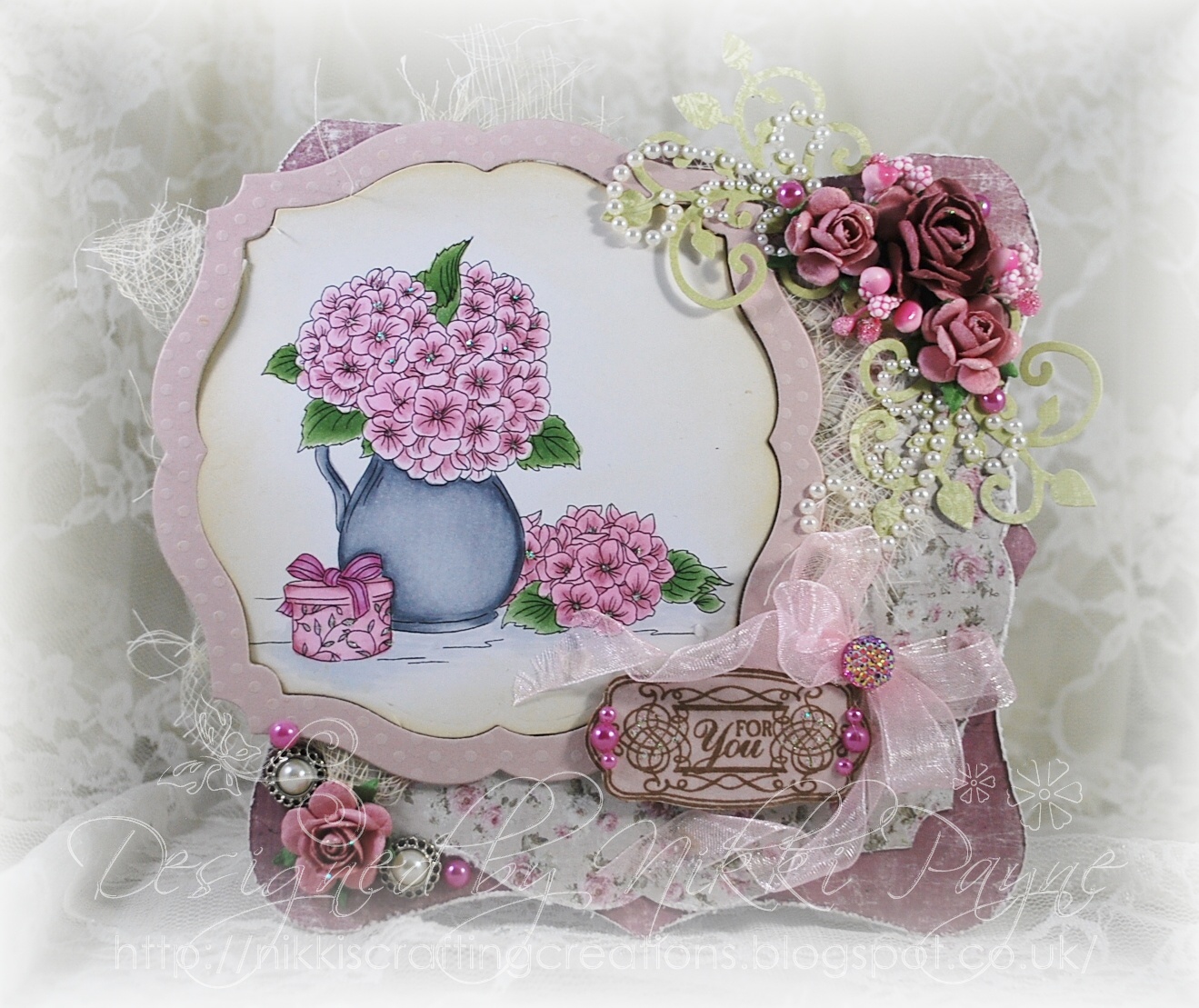 Nikki's Crafting Creations: In The Pink Challenge ....I am now a 'Pink ...