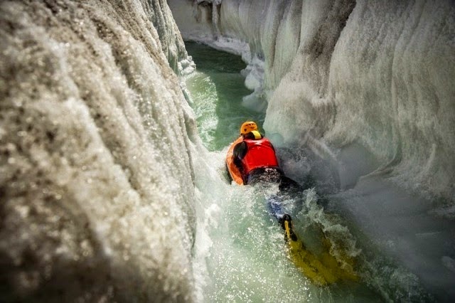 Body Boarding Down A Glacier Is The Coolest Type Of Insanity Ever ...