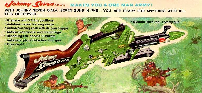 News From The Front: Toys in the Attic - Johnny Seven OMA (One Man Army)