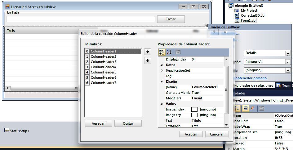 Manejo del Control Listview Parte 3