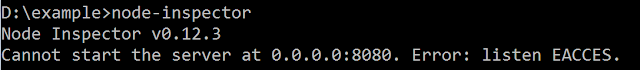 [Solved] Cannot start the server at 0.0.0.0:8080. Error: listen EACCES ...