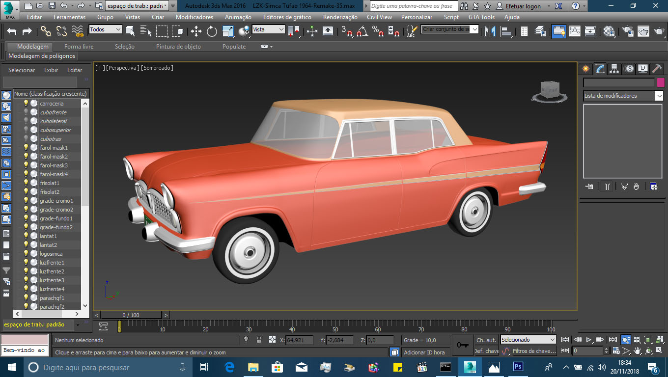 Novo Projeto - Simca Chambord Tufão 1964 ~ CLASSICS 4EVER