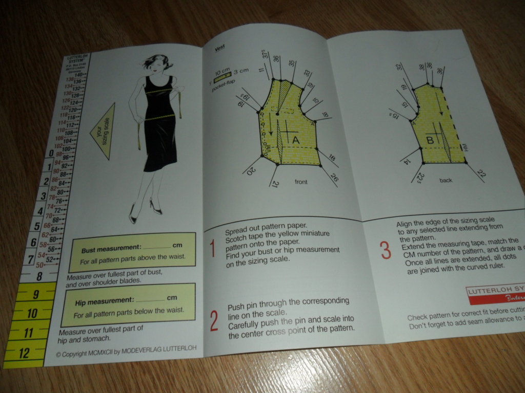 USING THE LUTTERLOH SYSTEM : Sewing Patterns