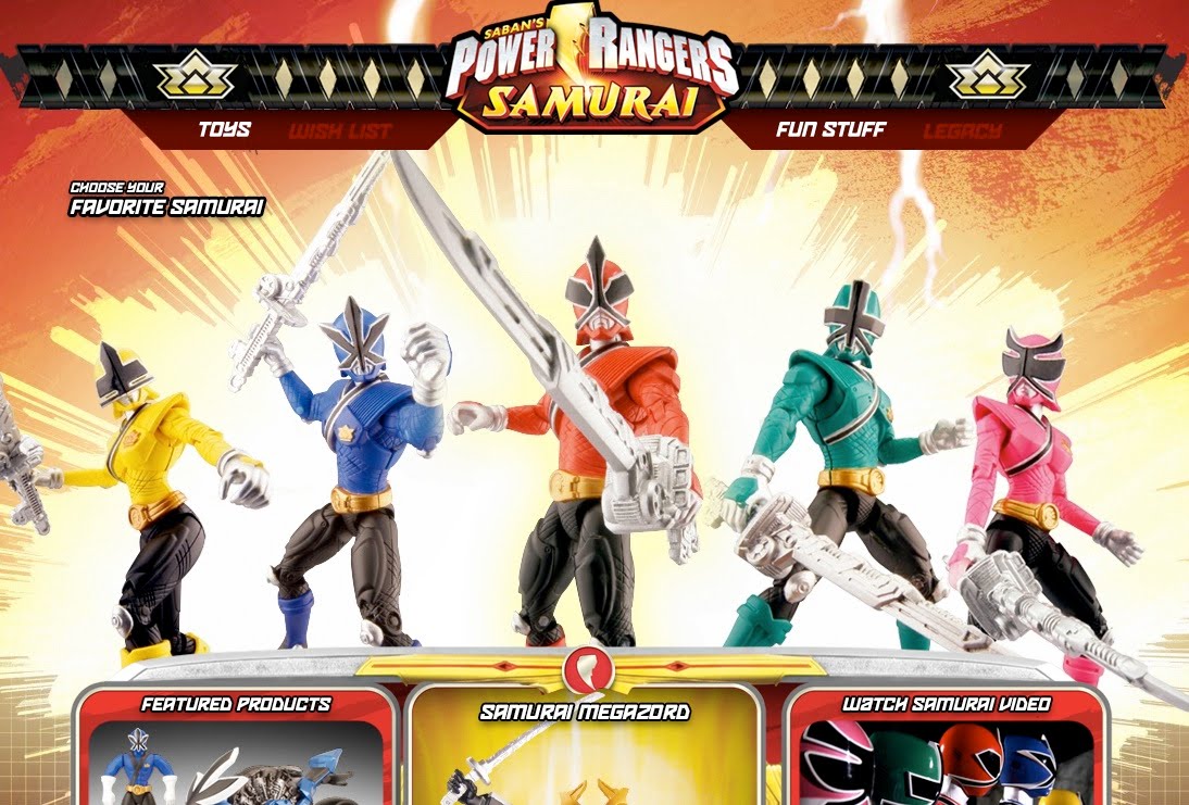 Henshin Grid: Power Rangers Samurai Bandai America site up
