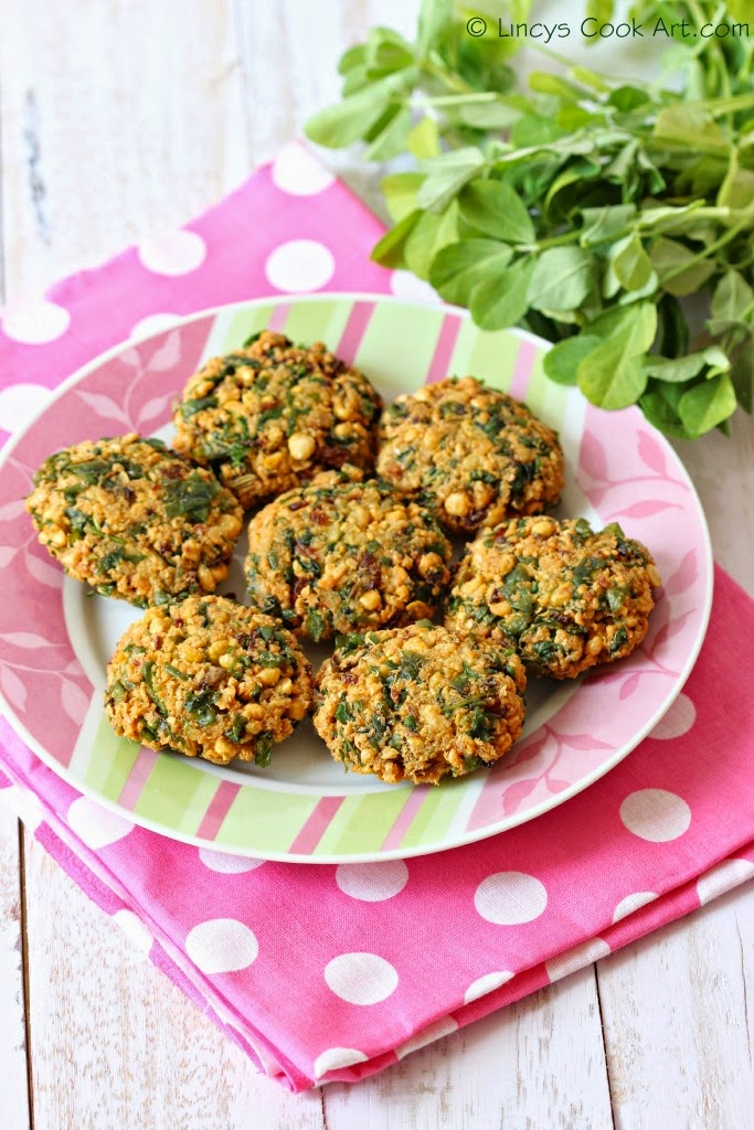 Methi Masala Vada ~ Lincy's Cook Art