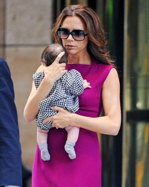 Le Monde LMP New York: Victoria Beckham and Baby Girl