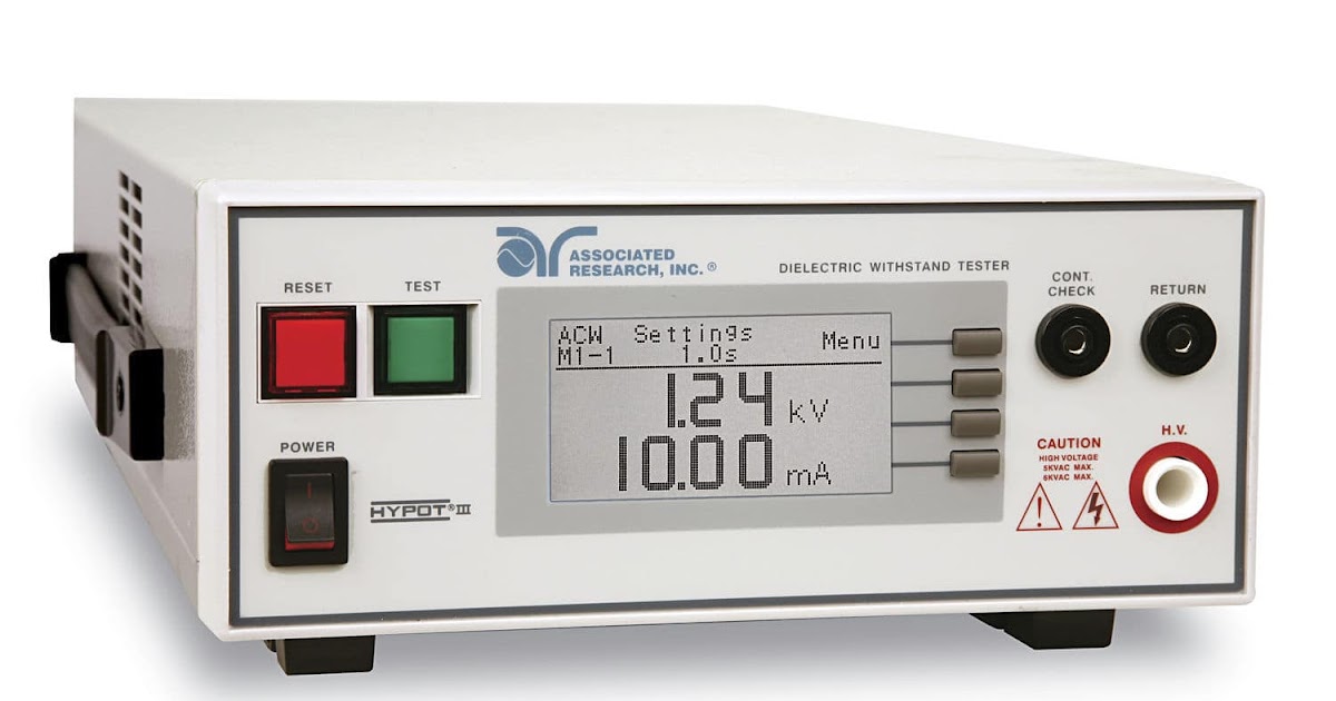 ELECTRICAL USER MANUAL: DIELECTRIC TEST