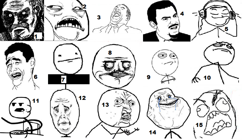 Rage Comics Characters