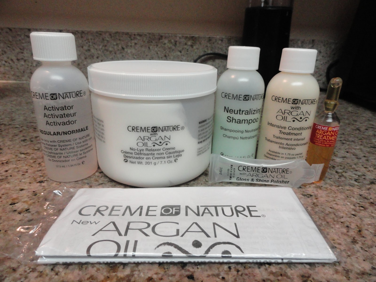 Our Unique Hair-iTage: Creme Of Nature Argan Oil No Lye Relaxer Experience