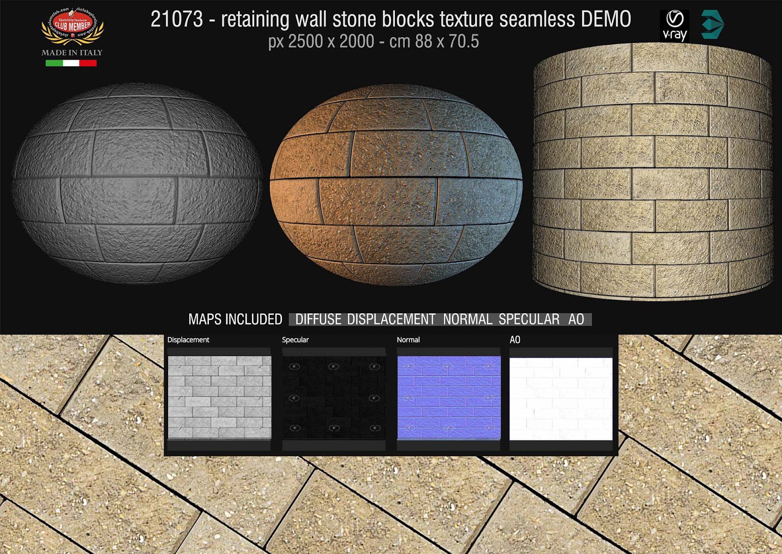 New excellent Retaining Walls stone seamless textures and maps