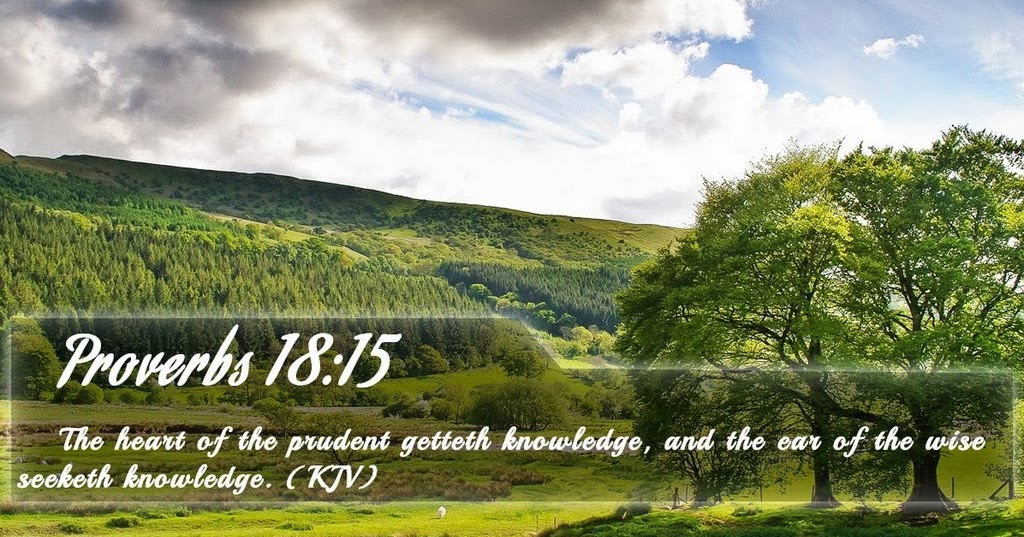 INSPIRATIONAL QUOTES | PROVERBS 18:15