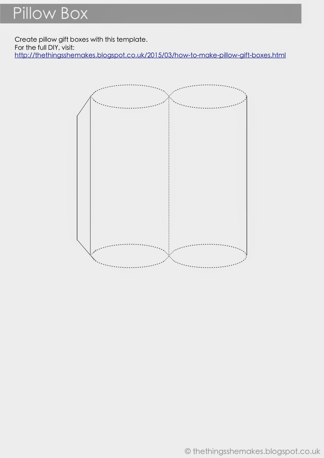 How to Make Pillow Gift Boxes | The Things She Makes