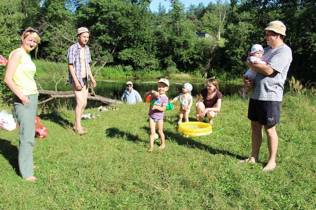 Elija ir Paulius: Pailgis, Liepos 17d., išvyka į gamtą - prie Žeimenos